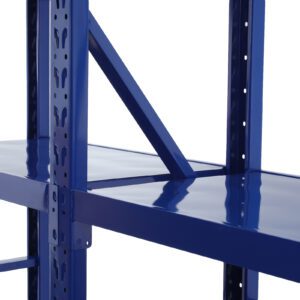 200cm Wide Warehouse Shelving Kit - 8 Shelf Levels - 200x200x50cm ...