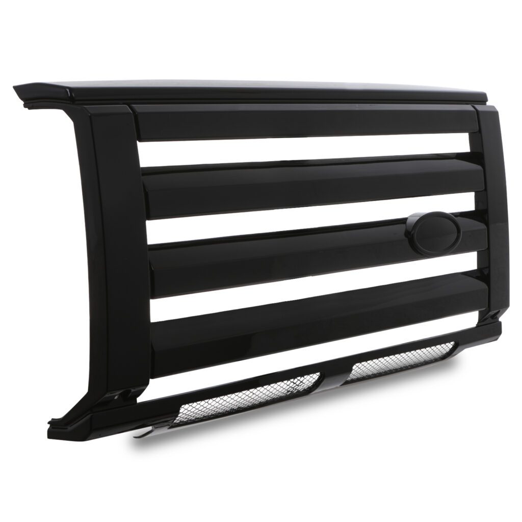 Hawk Black Grille & Light Surround Kit To Fit Land Rover Defender 83-16 ...