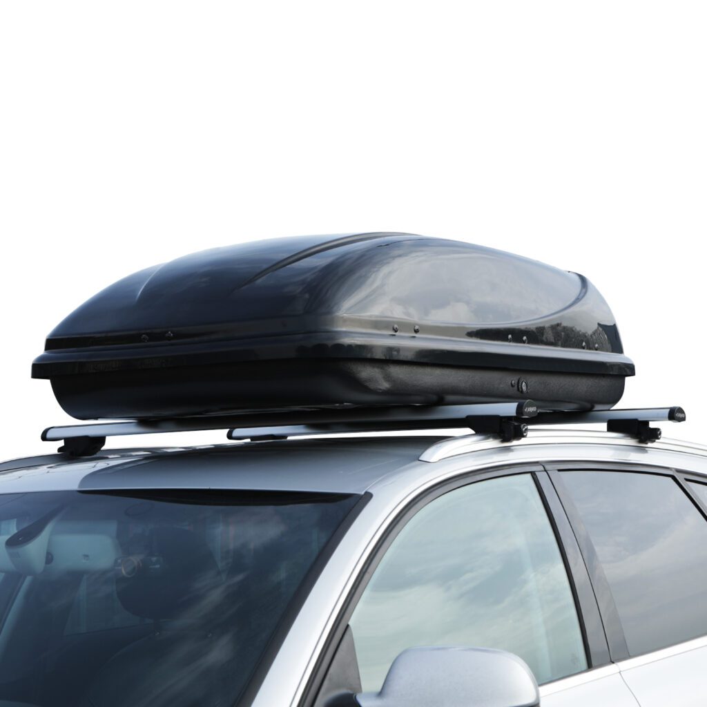 500L Universal Gloss Black Roof Box | Hawk Parts