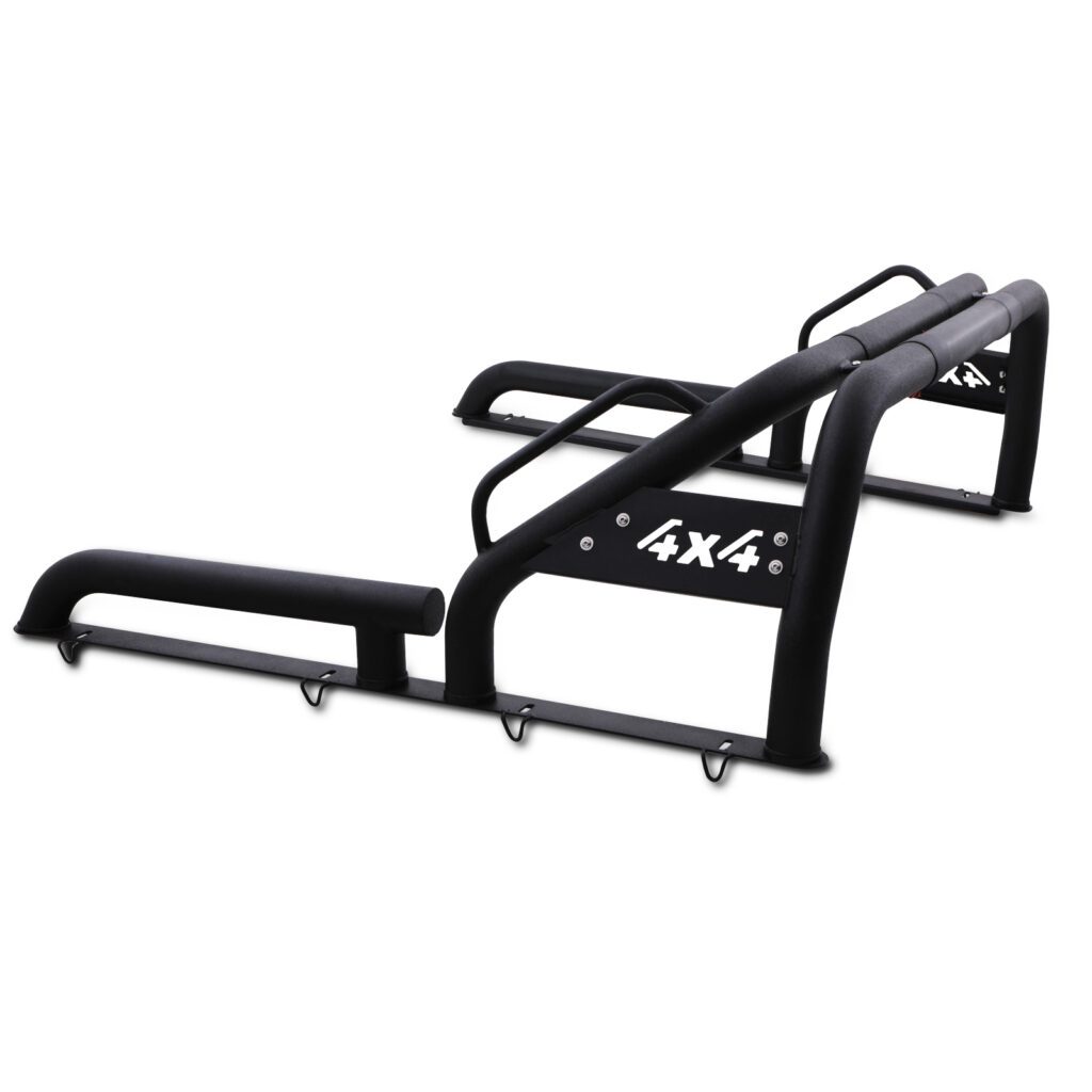 Universal Black Adjustable Roll Bar Roof Box Frame | Hawk Parts